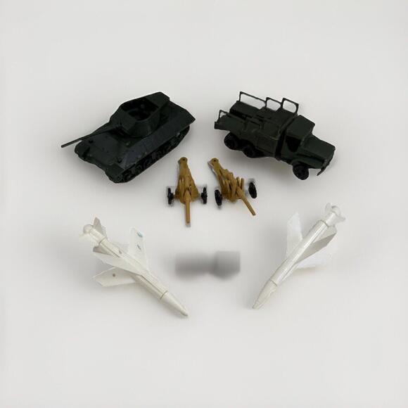 Toys | Vintage Eko Spain Ho Scale Mini Ww2 Tank Jeep Truck 172 Toy ...